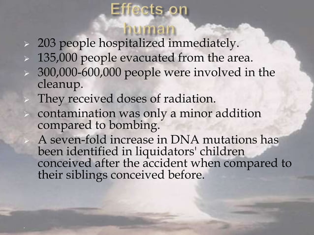CHERNOBYL NUCLEAR DISASTER CASE STUDY.pptx | Environment | Science