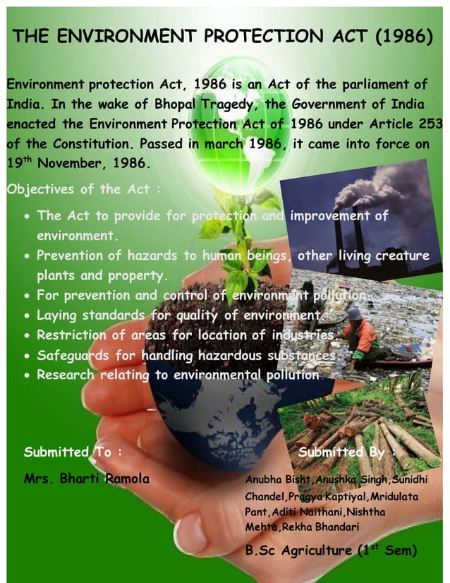 Environment act | PDF
