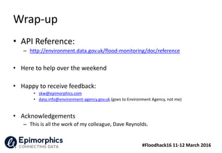 Environment agency flood monitoring api | PPTX