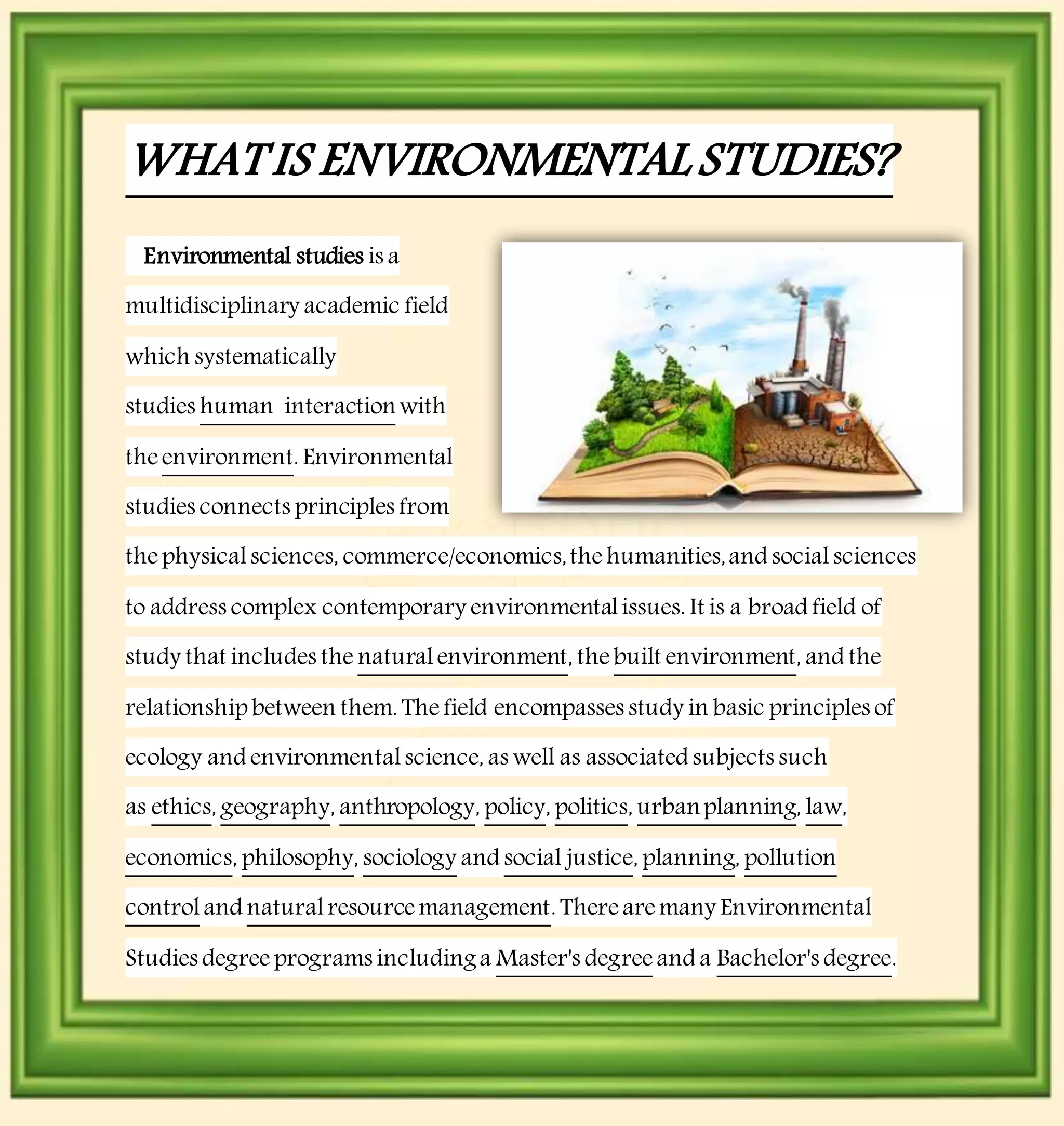 Environmental Studies | DOCX
