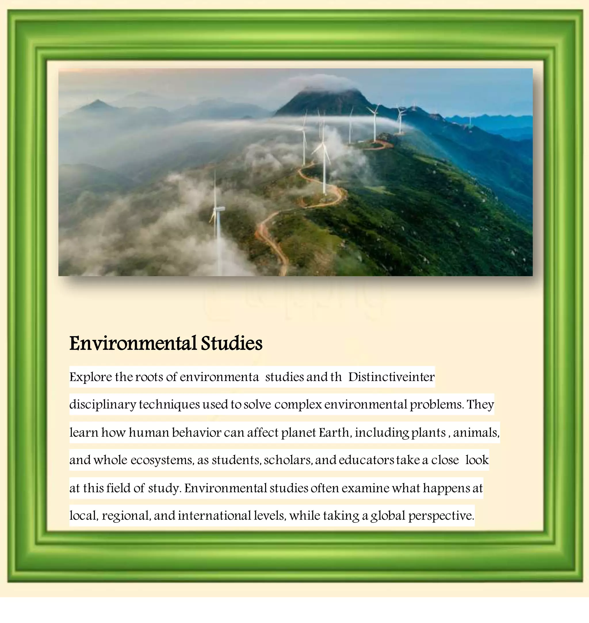 Environmental Studies | DOCX