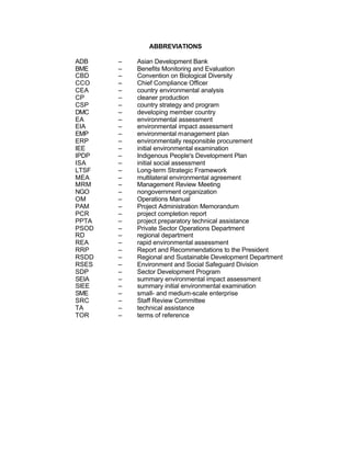 Environmental assessment-guidelines | PDF