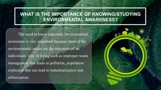 Environmental-Awareness-Biodiversity-and-it's-Threats | PPTX