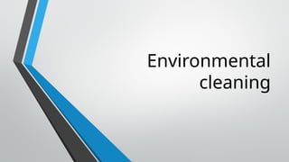 environmental-cleaning. Infection prevention and control | PPT
