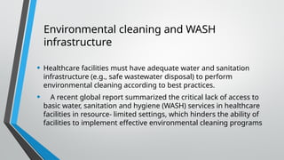 environmental-cleaning. Infection prevention and control | PPTX