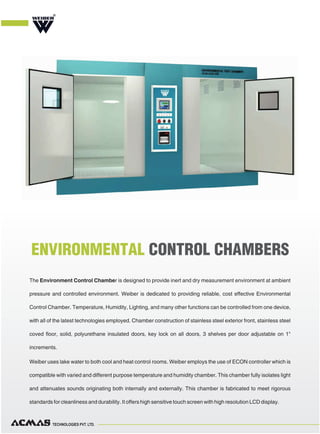 Environmental control-chambers | PDF