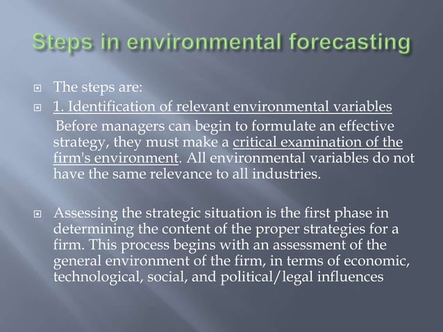 Environmental Forecasting Pptx