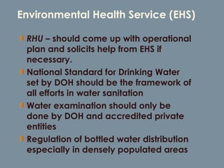Environmental Health Programs | PPT