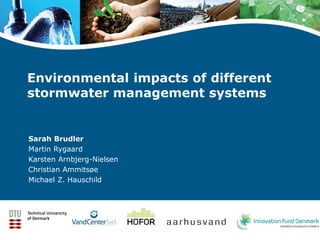Environmental impacts-of-different-stormwater-management-systems | PPT