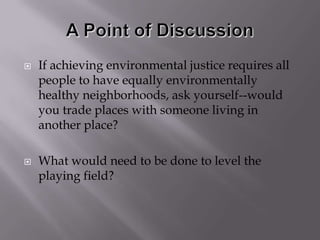 Environmental Justice Tour | PPT