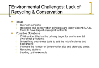 Environmental Managment in Dubai | PPT