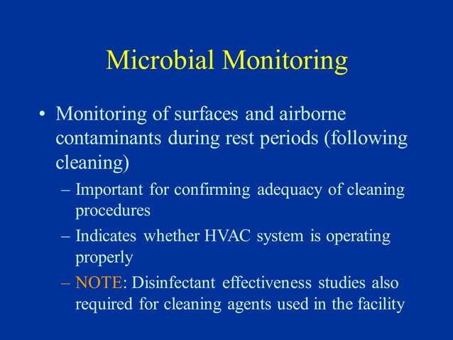 Environmental Monitoring in operation mm | PPT