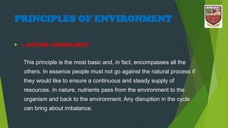 Environmental-Principles-and-Laws and human regulation | PPTX