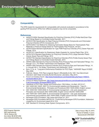 Environmental Product Declaration UniBell | PDF