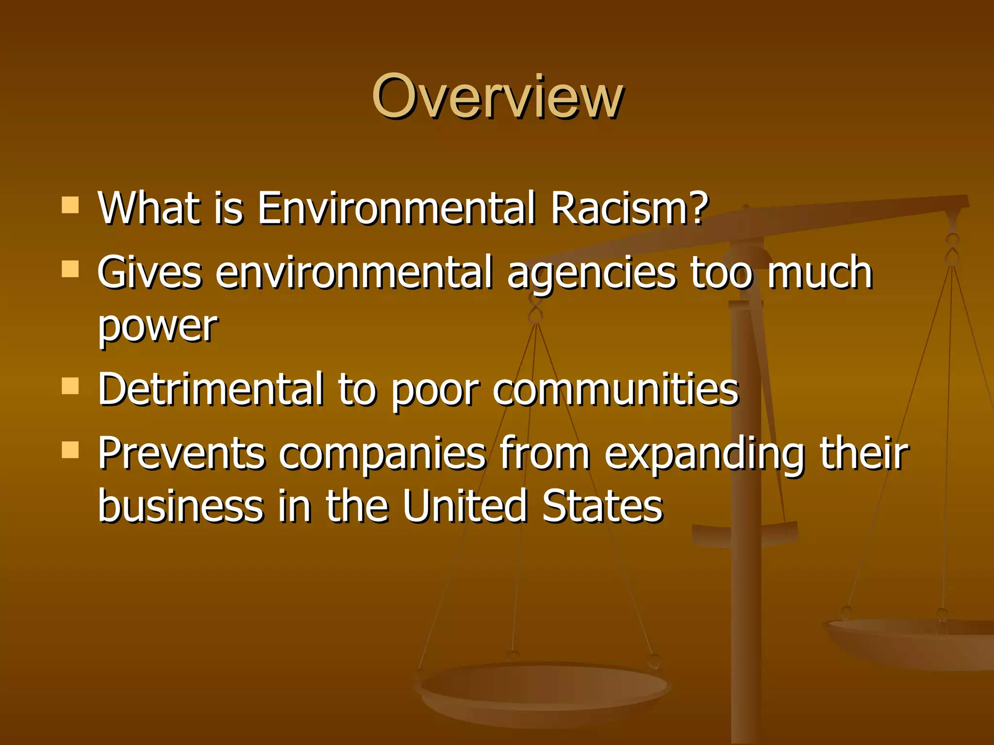 Environmental Racism | PPT