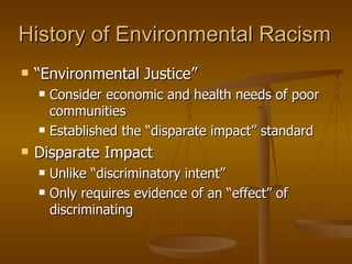 Environmental Racism | PPT