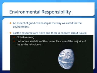 Environmental responsibility | PPT