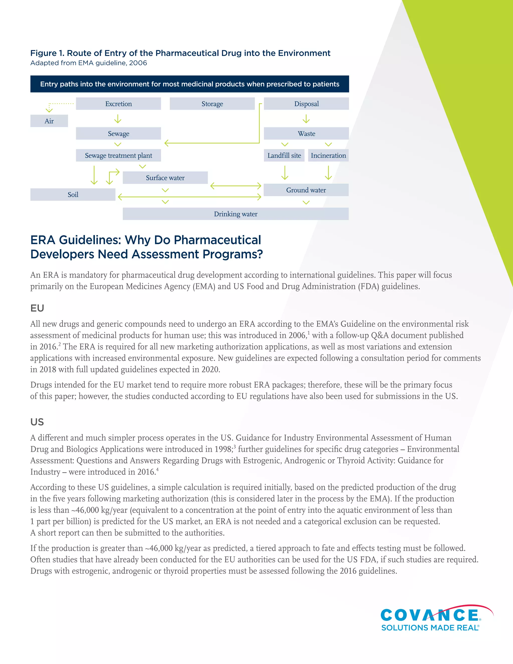 Environmental Risk Assessment for Pharmaceutical Drugs | PDF