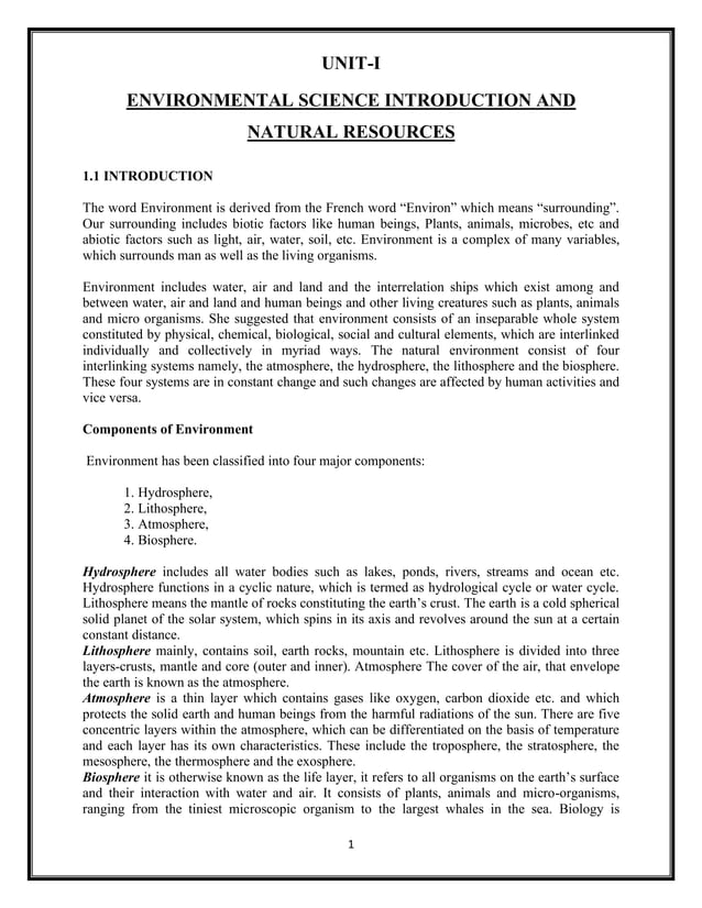 ENVIRONMENTAL-SCIENCE-1.pdf | Environmental Services Industry | Industries