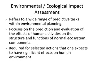 Environmental Science 3rd Lecture | PPT | Environmental Services ...