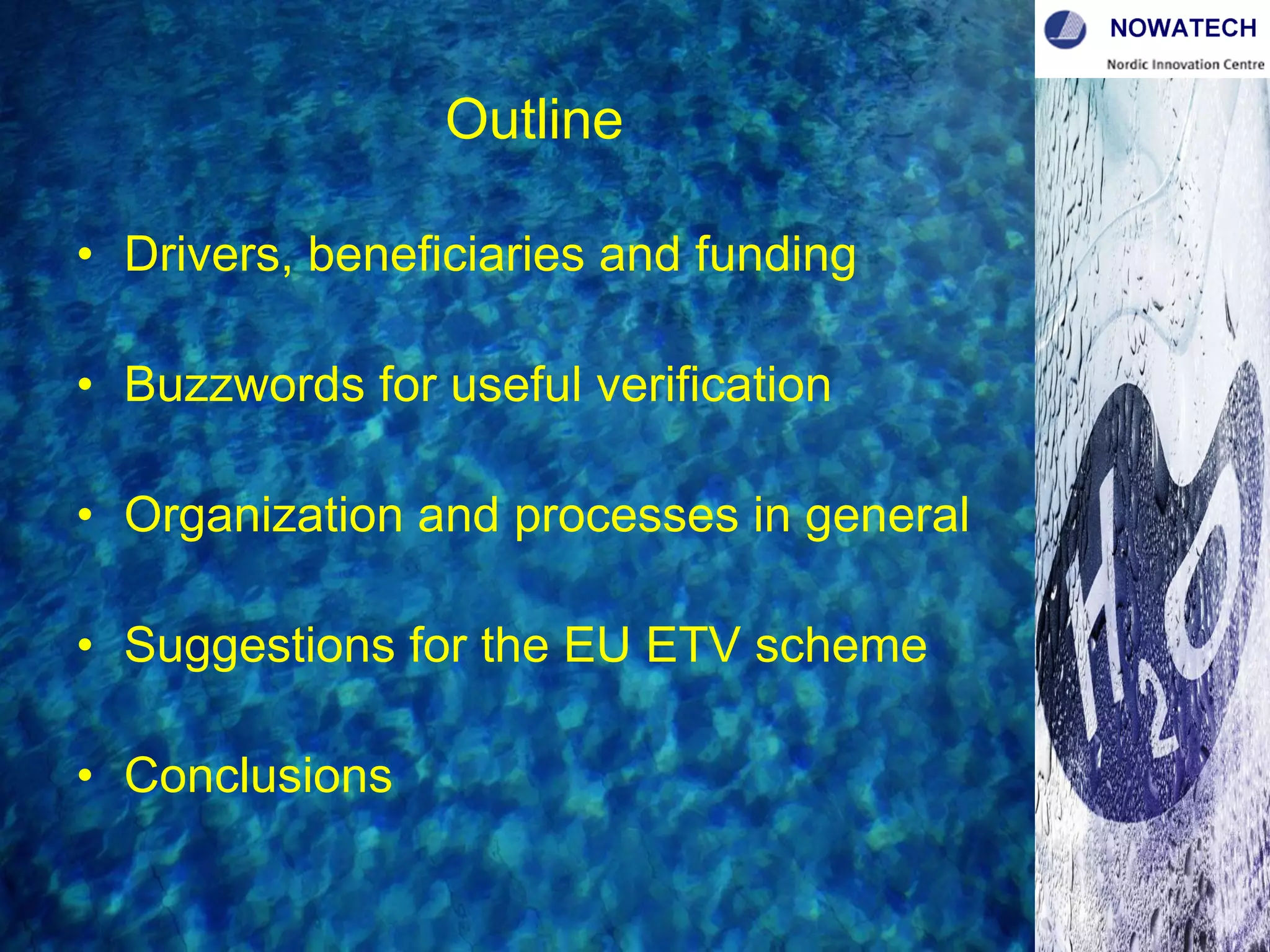 Environmental Technology Verification A Technology Service Or Public ...