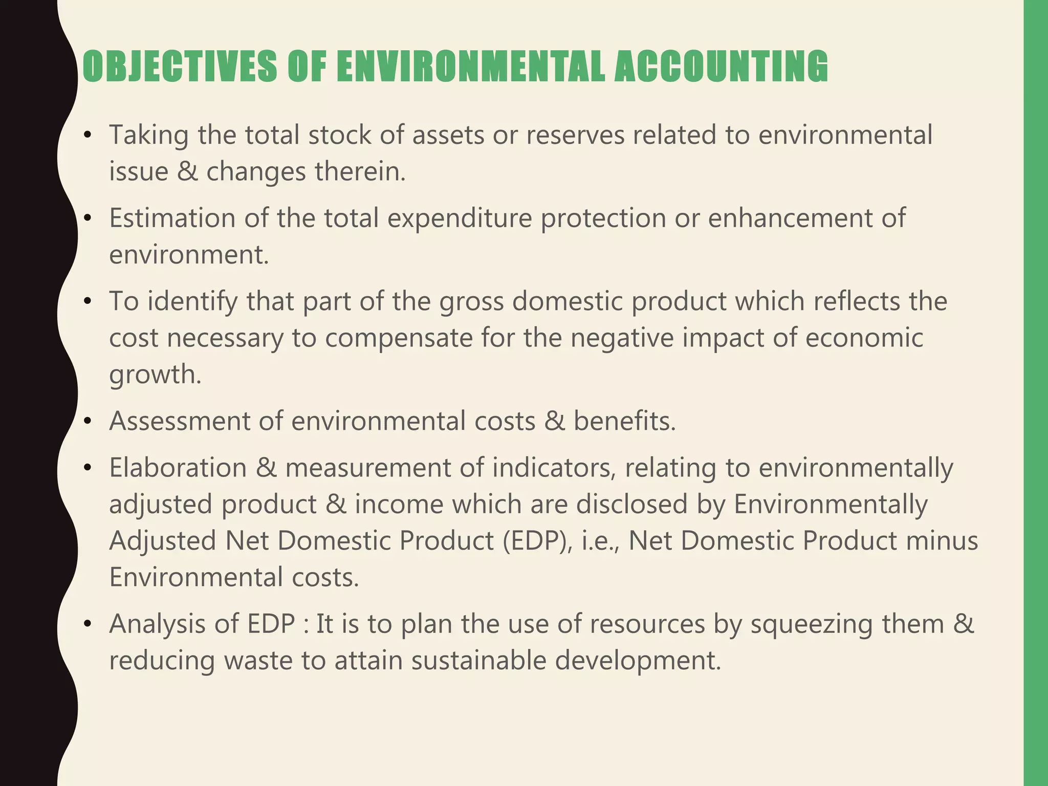Environmental accounting | PPTX