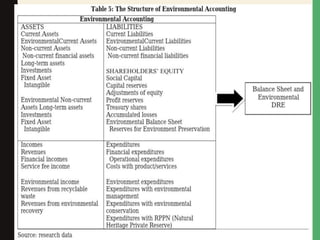 Environmental accounting | PPTX