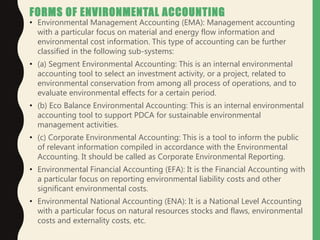 Environmental accounting | PPTX