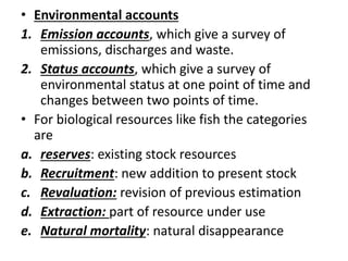 Environmental Accounting | PPTX