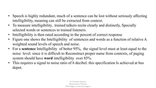 Environmental Acoustics- Speech interference level, acoustics ...