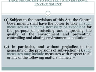 Environmental act and legislation | PPT