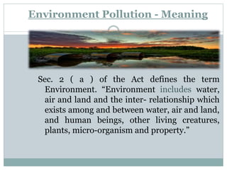 Environmental act and legislation | PPT