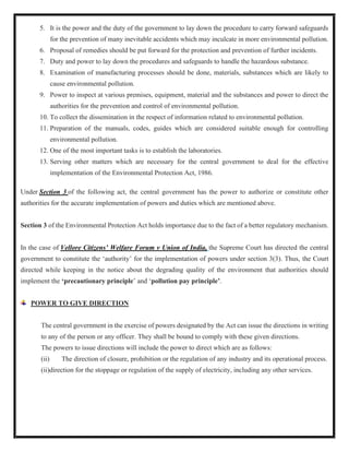 Environmental Protection Act (EPA) | PDF