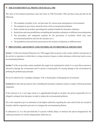 Environmental Protection Act (EPA) | PDF