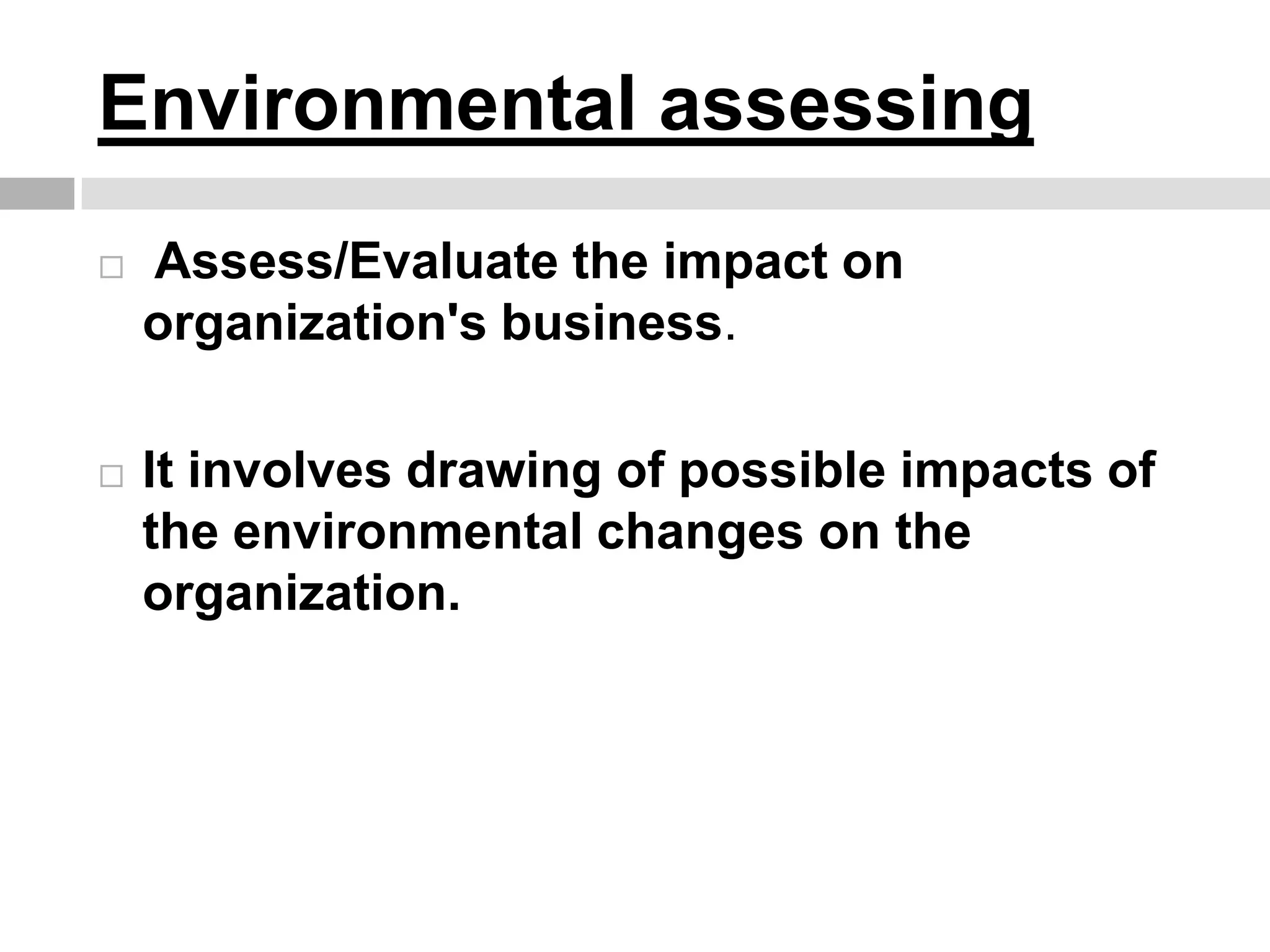 Environmental analysis | PPTX