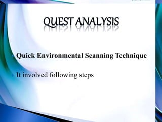 Environmental analysis | PPTX