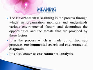Environmental analysis | PPTX