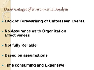 Environmental analysis | PPTX