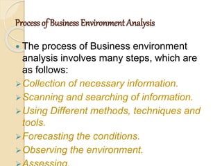 Environmental analysis | PPTX