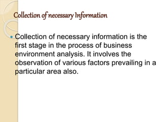 Environmental analysis | PPTX