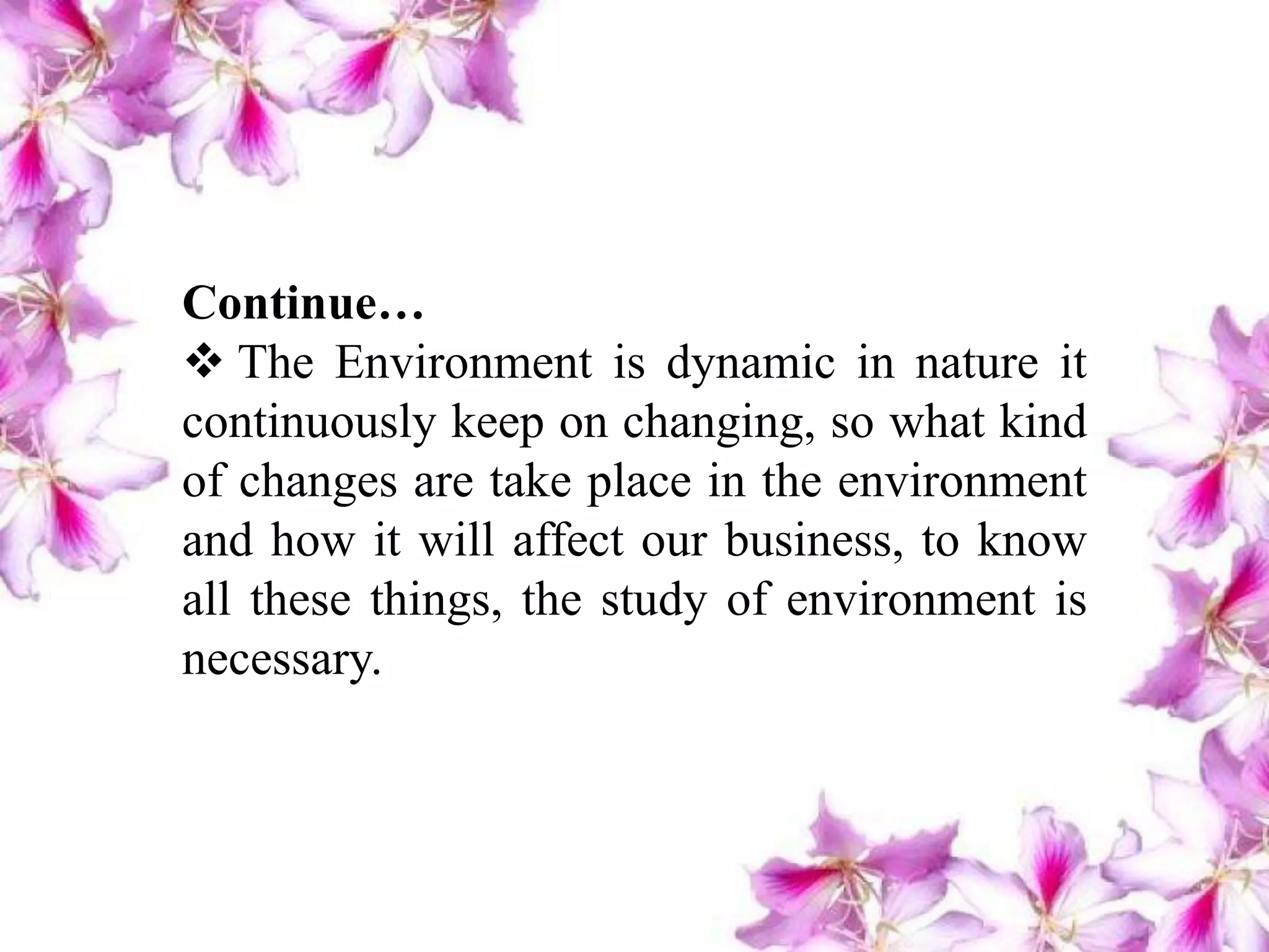 Benefits and Limitations Environmental Analysis | PPT