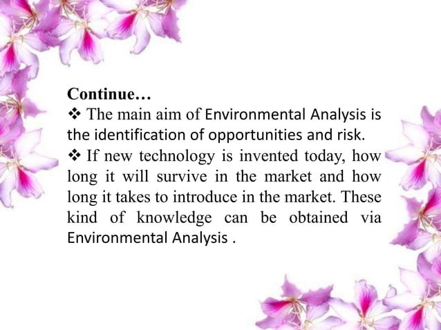 Benefits and Limitations Environmental Analysis | PPT