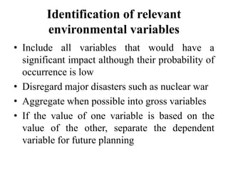 Environmental analysis and forecasting | PPTX