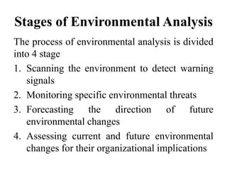 Environmental analysis and forecasting | PPTX