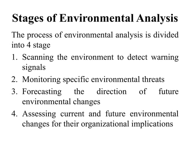 Environmental analysis and forecasting | PPTX | Environmental Services ...