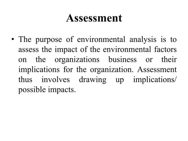 Environmental analysis and forecasting | PPTX | Environmental Services ...