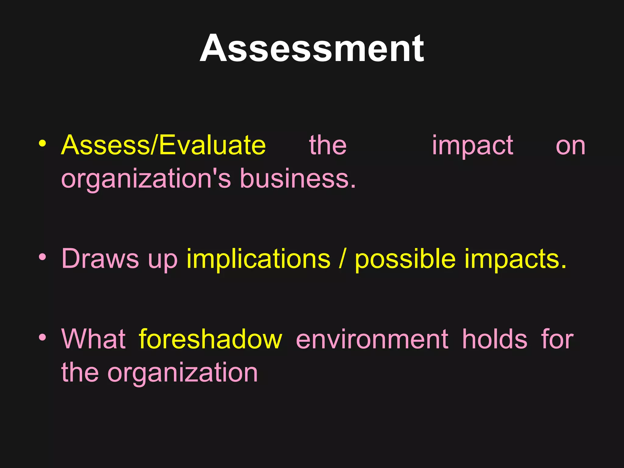Environmental analysis & forecasting | PPT