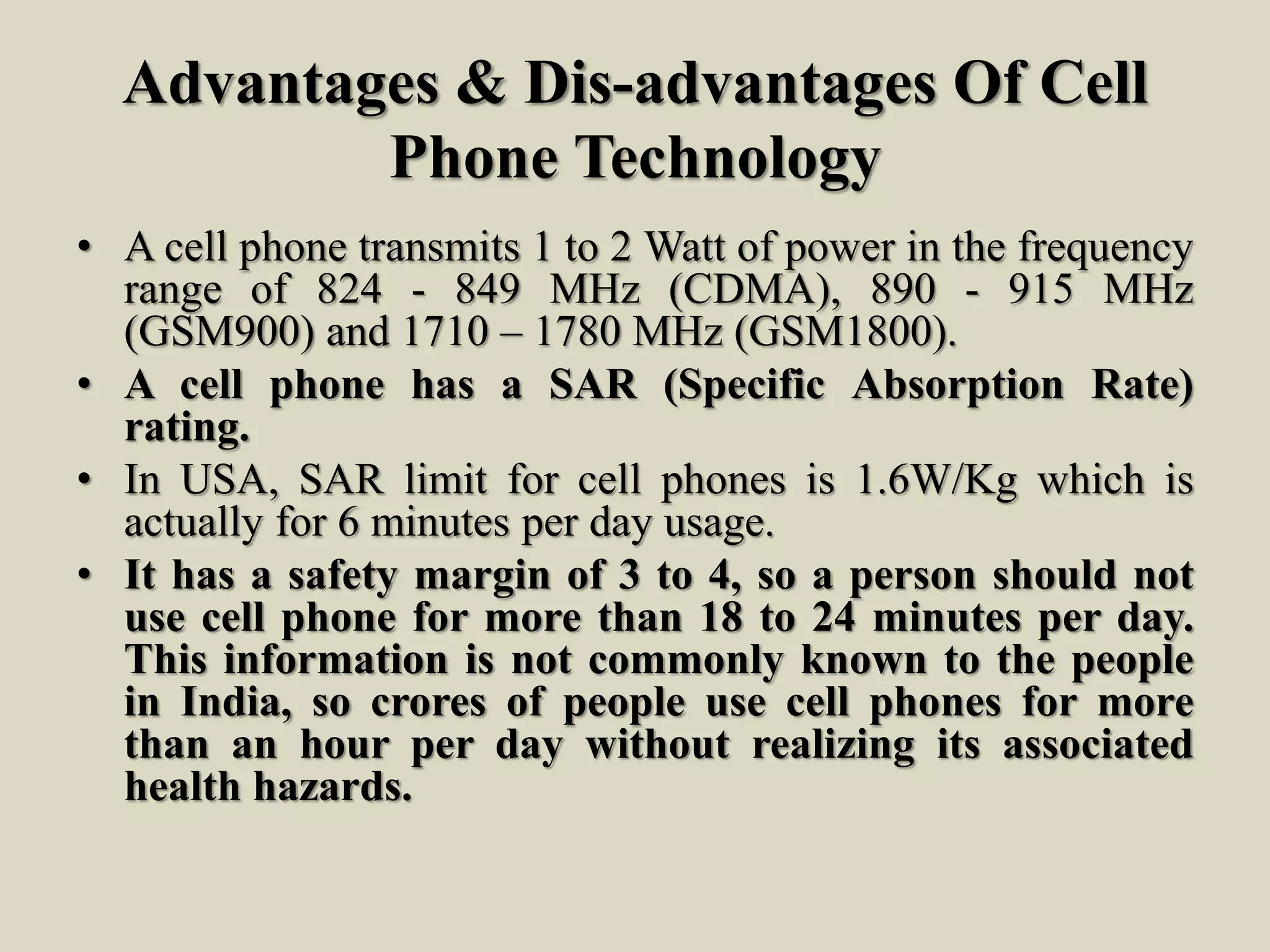 Environmental & Biological Effects of Cell Tower Radiation | PPTX