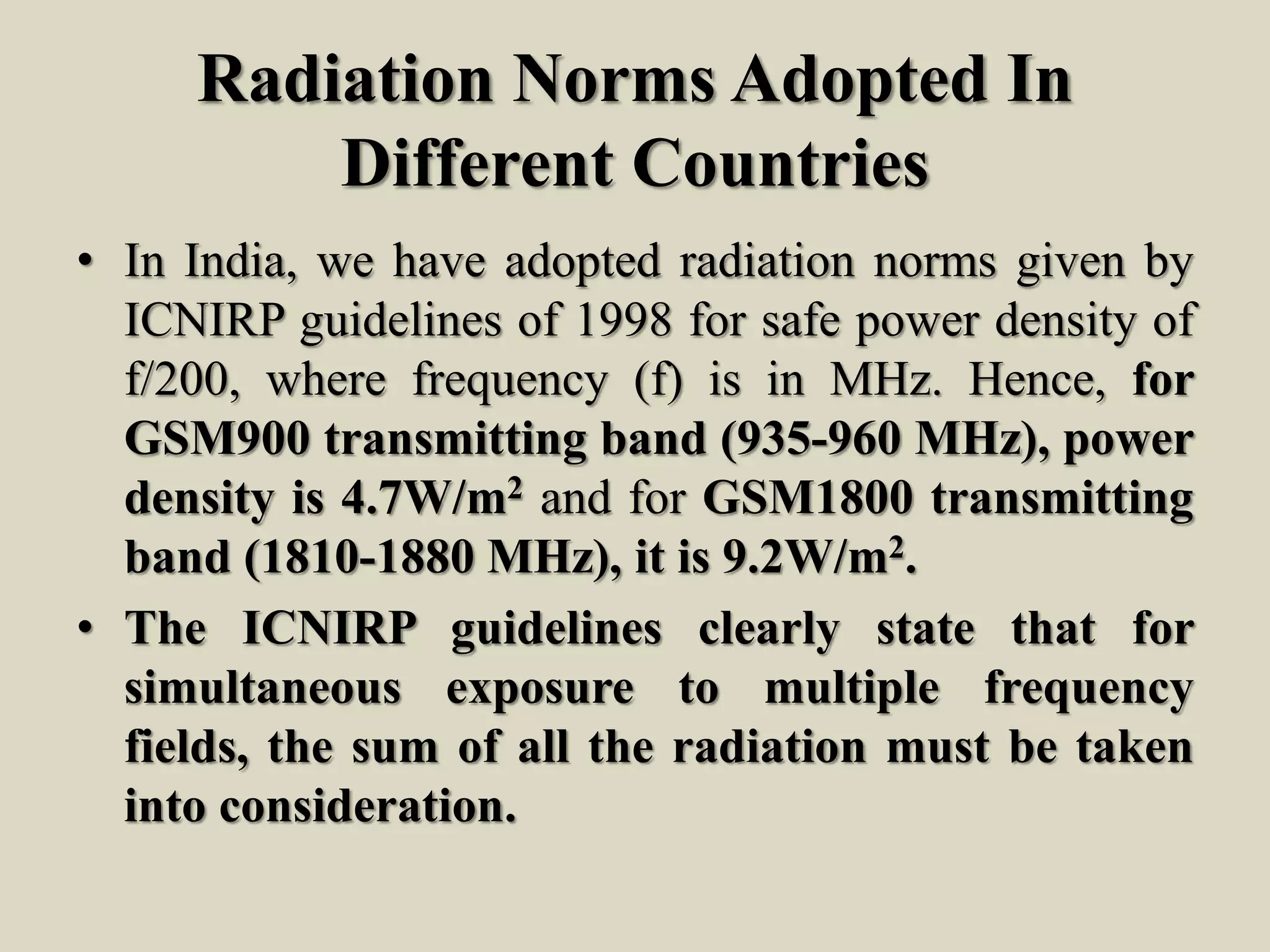 Environmental & Biological Effects of Cell Tower Radiation | PPTX