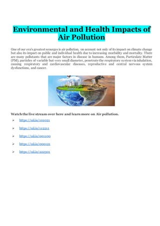 Environmental and health impacts of air pollution | DOCX
